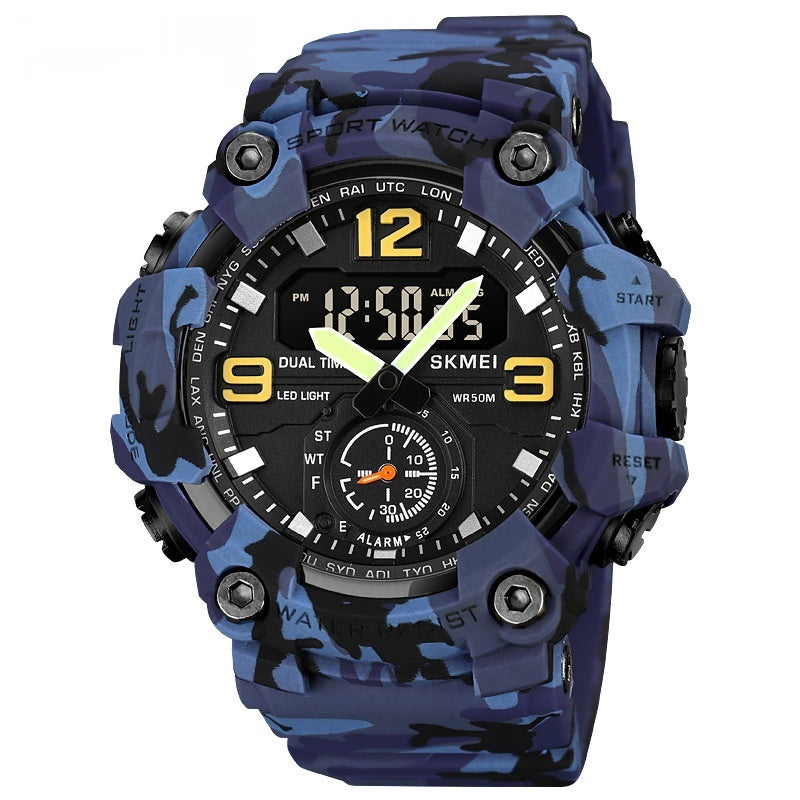 Multifunctional Dual-Movement Sports Electronic Watch For Men – RevoguyLLC